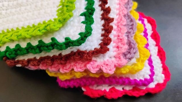 Ravelry: 9 Different Crochet Edging pattern by Uma M Natarajan