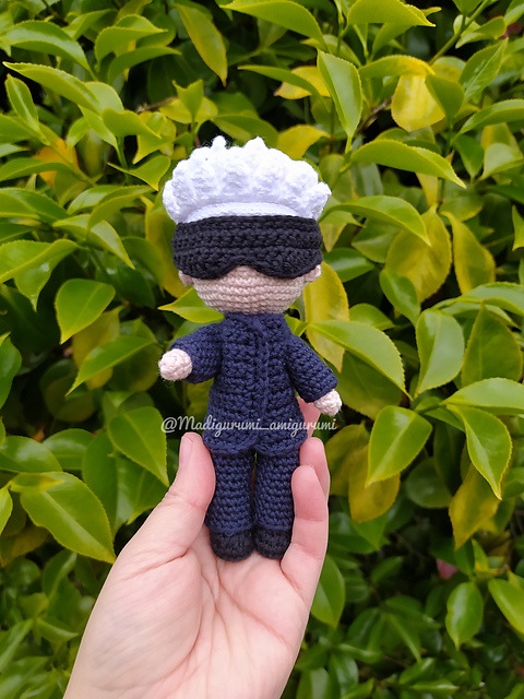 Ravelry: Satoru Gogo (Jjk) pattern by Madelaine Velásquez
