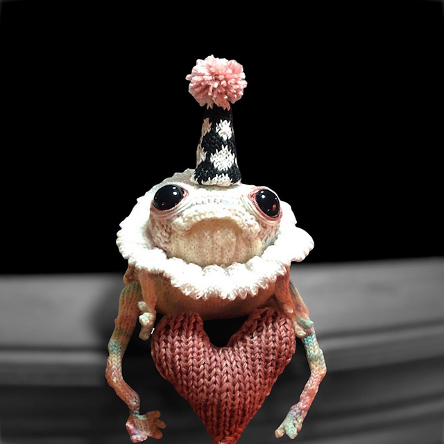 Ravelry: Toad Clown Hat and Collar pattern by Maggie L. Wood
