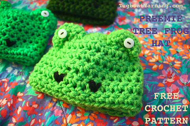 Ravelry: Preemie Tree Frog Hat pattern by Maggie Haveman-Gould