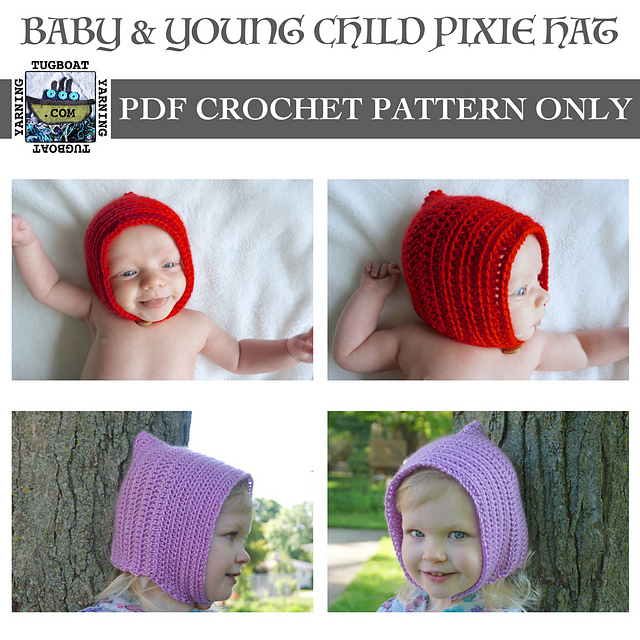 Ravelry: Baby & Young Child Pixie Hat pattern by Maggie Haveman-Gould