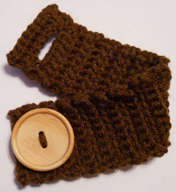 Ravelry: Button Cuff Bracelet pattern by Karen Vaughn