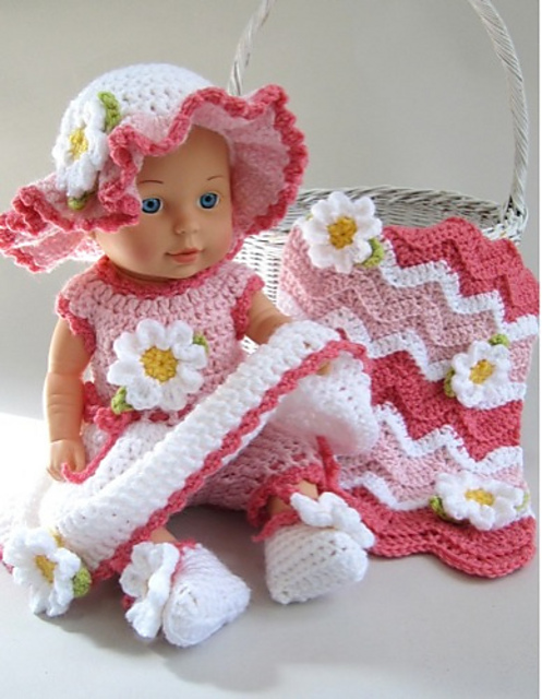 Ravelry: Baby Daisy - PB058 pattern by Maggie Weldon