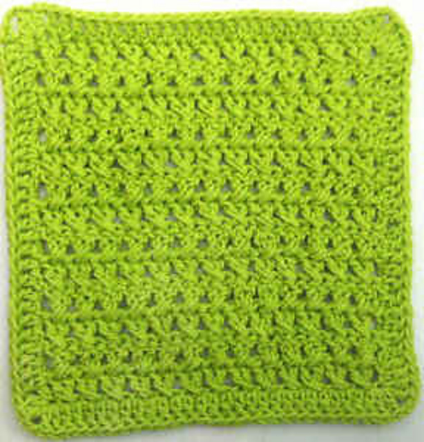 Ravelry: Cross-Stitch Dishcloth pattern by Maggie Weldon