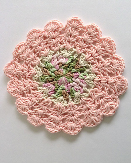 Ravelry: Silky Pink Dishcloth pattern by Joan Wautlet