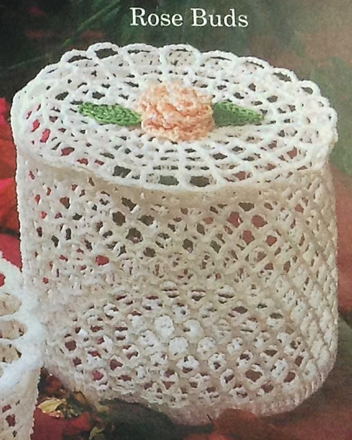 Ravelry: Peach Rosette Lace Box pattern by Maggie Weldon