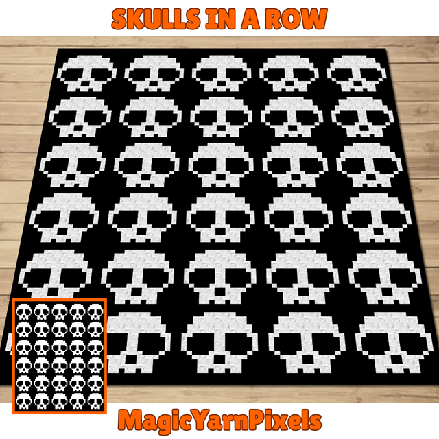 Ravelry: Skulls In A Row pattern by Ari Wimsett
