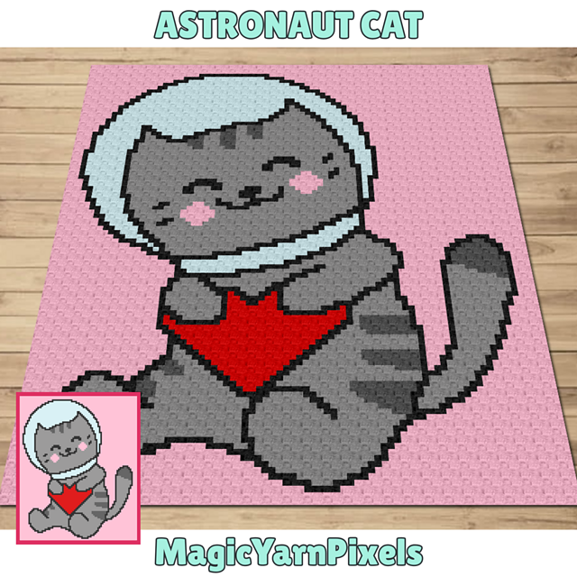 Ravelry: Astronaut Cat pattern by Ari Wimsett