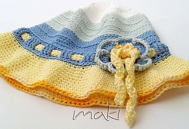 Ravelry: Summer flower hat pattern by CraftyLady