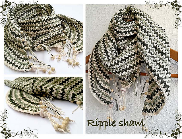 Ravelry: Ripple shawl pattern by CraftyLady