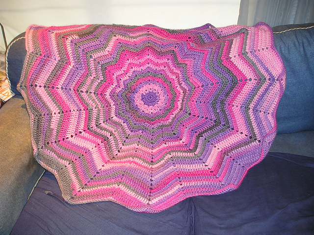 Ravelry: Round Ripple Afghan #20-0265 pattern by Herrschners