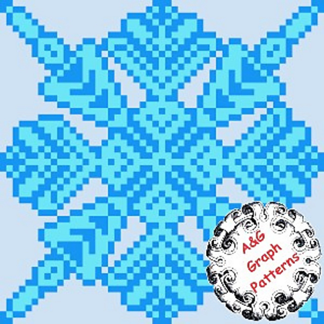 Ravelry: Snowflake Magic c2c pattern by Abigail Fletcher