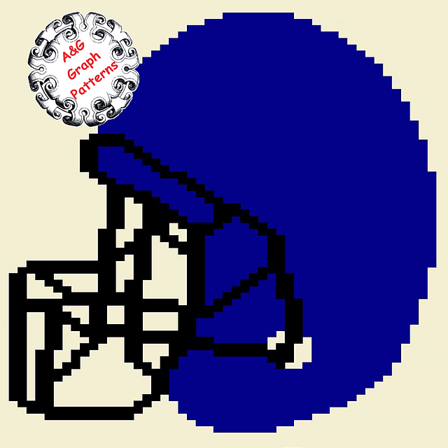 Ravelry: Football Helmet #1 SC pattern by Angela Foster