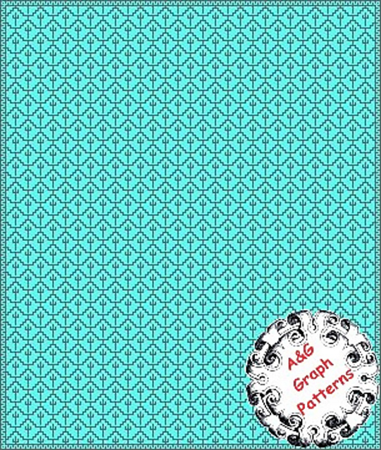 Ravelry: Trident Mermaid Scales IDC pattern by Angela Foster