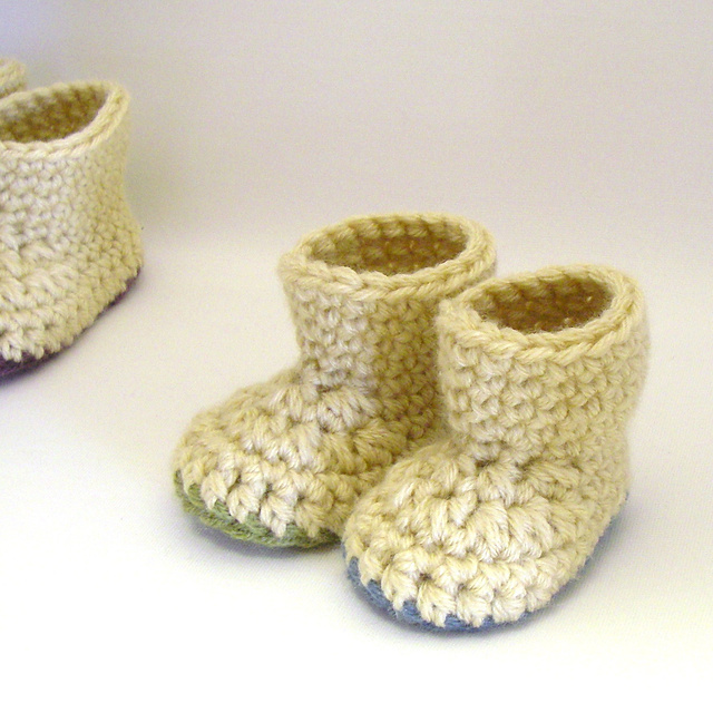Ravelry: Warm Winter Booties pattern by CrochetAK