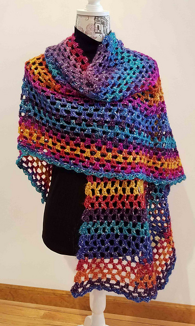 Ravelry: 2x2 Shawl pattern by Andee Graves
