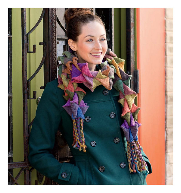 Ravelry: Three-D Entrelac Scarf pattern by Kathryn Alexander
