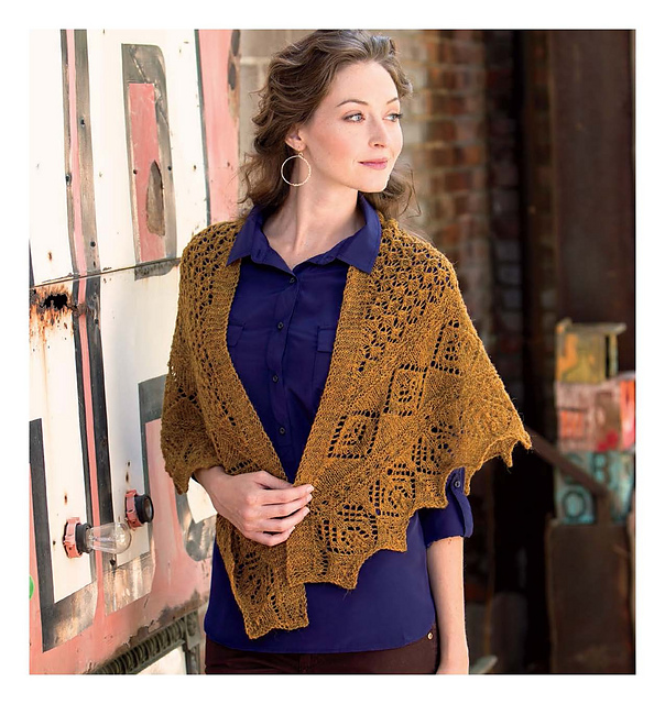 Ravelry: Ilme’s Autumn Triangle pattern by Nancy Bush