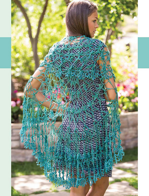 circular crochet shawl pattern
