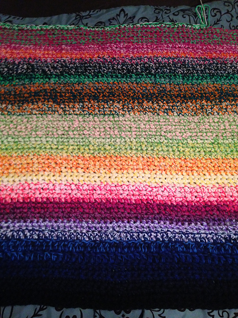 Ravelry: Mammawebb's Scrappy ugly blanket