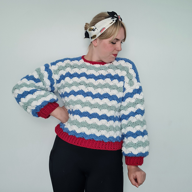 Ravelry: Rebel Shell Jumper pattern by Lauren Willis