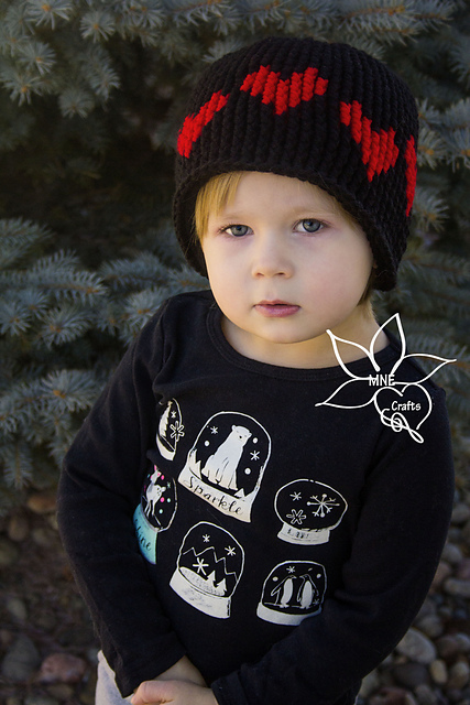 Ravelry: Be Mine Graph Hat pattern by Manda Nicole