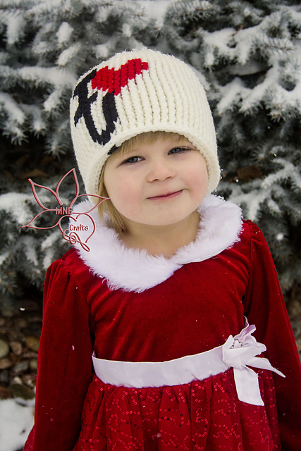Ravelry: I Love U Graph Hat pattern by Manda Nicole