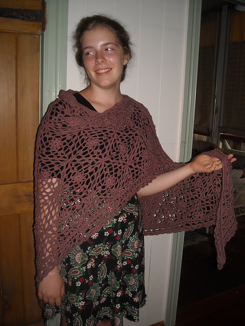 Ravelry: Luxurious Shawl pattern by Hilary Mackin and Sue Whiting