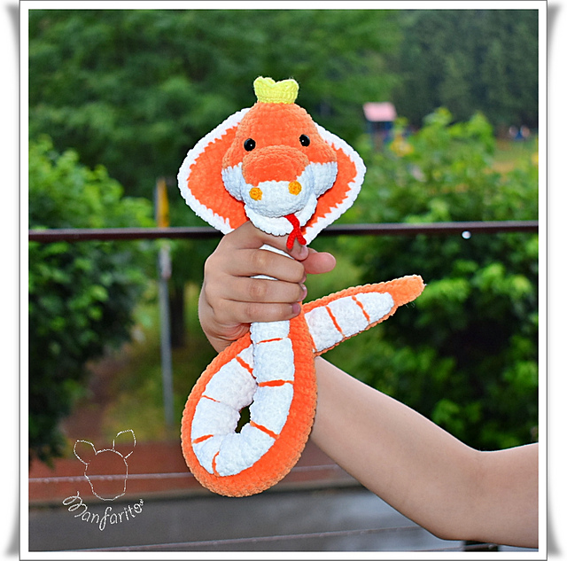 Ravelry: Kobra Królewska/ King Cobra pattern by Małgorzata Luty