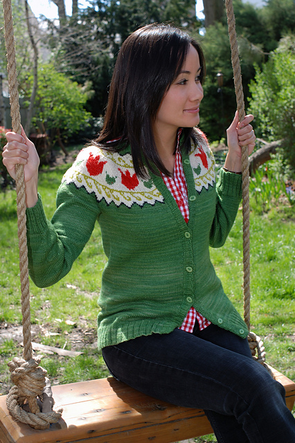 Ravelry: Tulip Cardigan pattern by Courtney Kelley