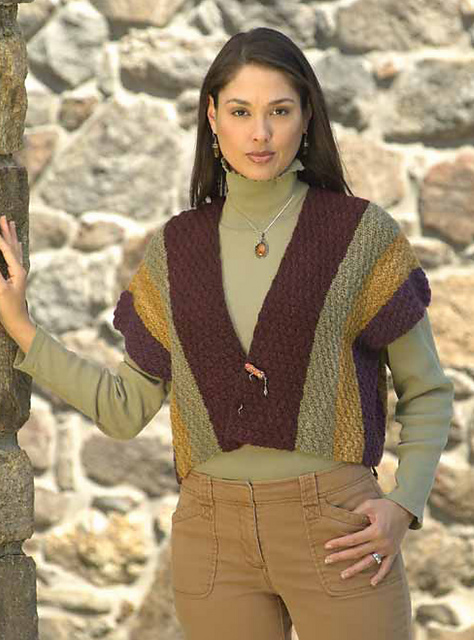 Ravelry: Mesa Vest pattern by Judith Shangold