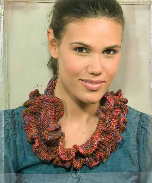 Ravelry: The Neck's Ruffled Thing pattern by Judith Shangold