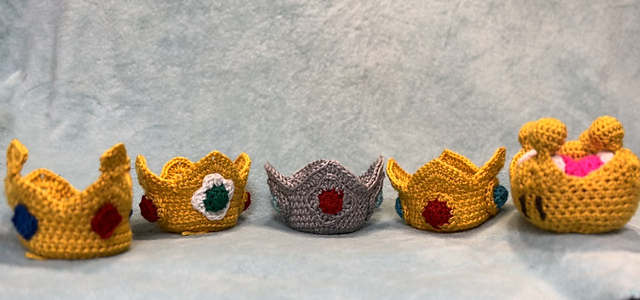 Ravelry: Mario crown bundle pattern by Maple Stitcher