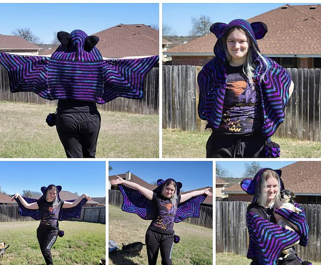 Ravelry: Bat Shawl pattern by Maple Stitcher