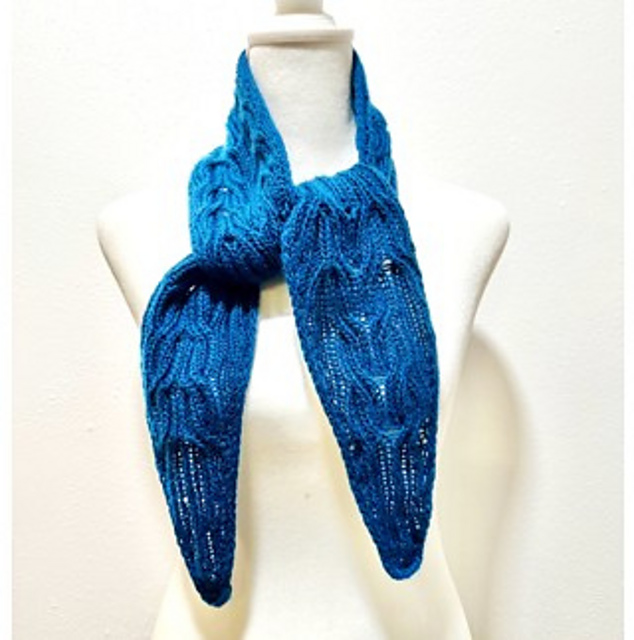 Ravelry: Double the Fun Scarf pattern by Marci Marra