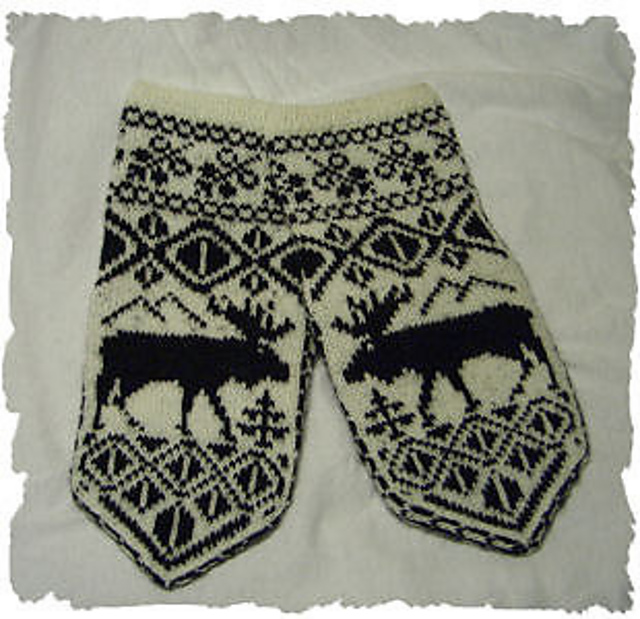 Ravelry: 2. Herrevott / Man's mitten pattern by Rauma Designs