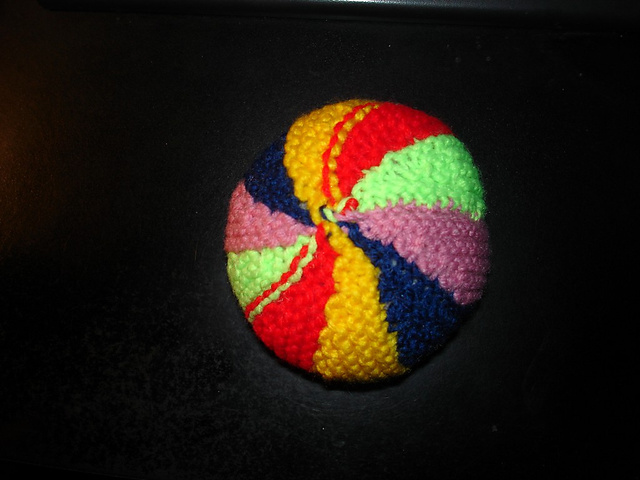 Ravelry: Knitted Yarn Ball pattern by Martha Harrouff