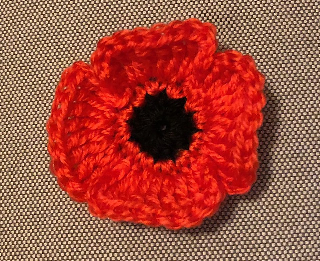 Ravelry: Lest We Forget Poppy Appliqué pattern by Mari Koeck
