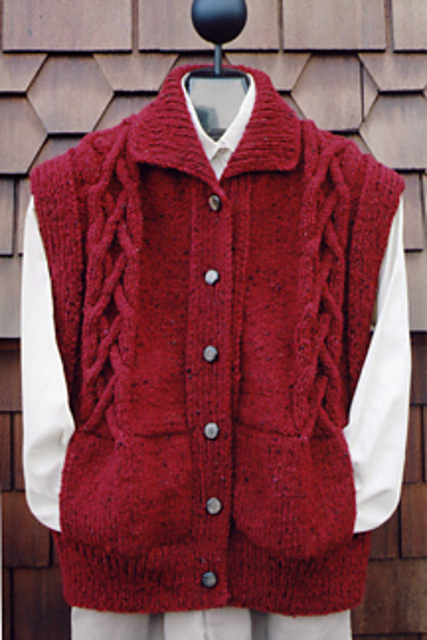 Ravelry: Sleeveless Jacket II pattern by Mari Dembrow