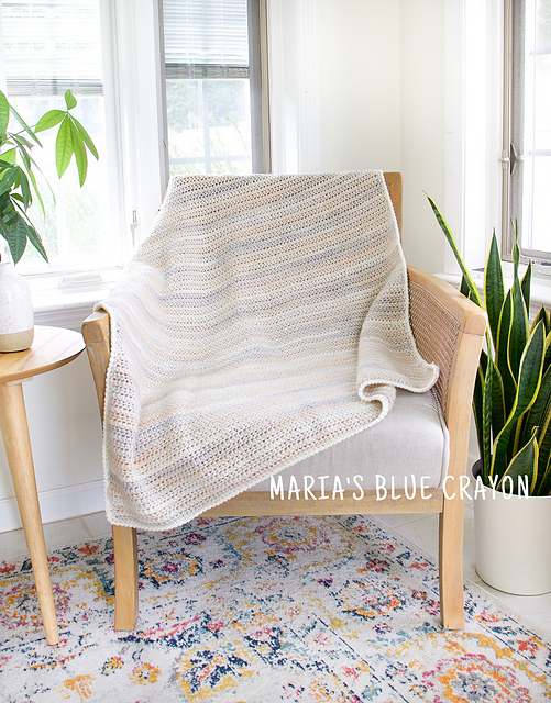 Ravelry: Caron Blossom Cake Crochet Blanket pattern by Maria's Blue Crayon