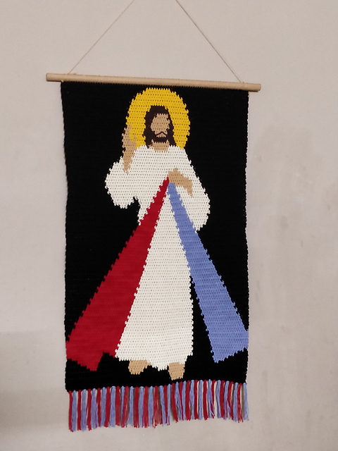 Ravelry: Divine Mercy Jesus Crochet Tapestry pattern by Made With Love ...