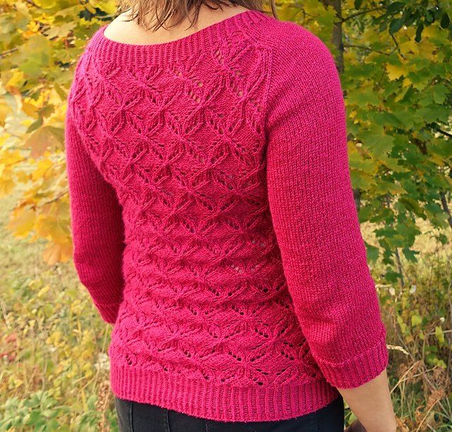 Ravelry: #41 七宝 Shippo Tsunagi sweater pattern by Marianne Skatten