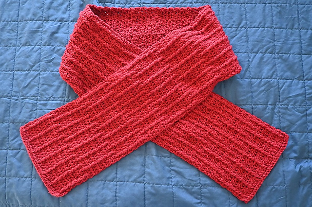 Ravelry: MarieInNYC's Red Scarf Project