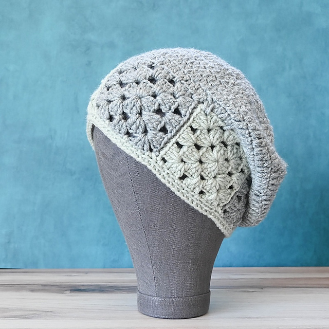Ravelry: Camila Granny Square Hat pattern by Marie Segares