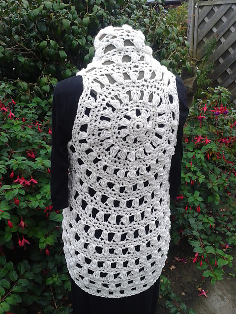 Ravelry: Petal Circle Vest pattern by Marie Riddle