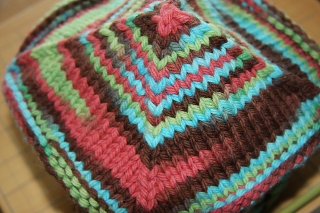 Ravelry: Diagonal Rib, Bulky Hat pattern by MarinJaKnits