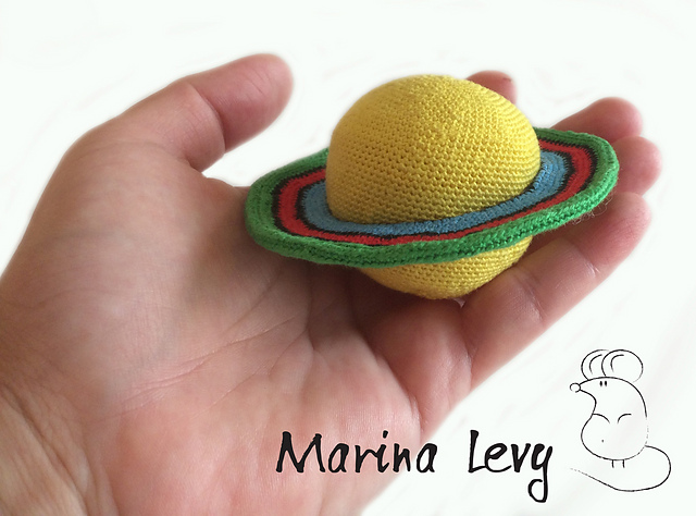Ravelry: Saturn Amigurumi Planet pattern by Marina Levy