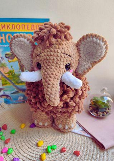 Ravelry: Stuffed mammoth pattern by Marina Ivanova