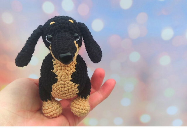 Ravelry: dachshund toy pattern by Marina Ivanova