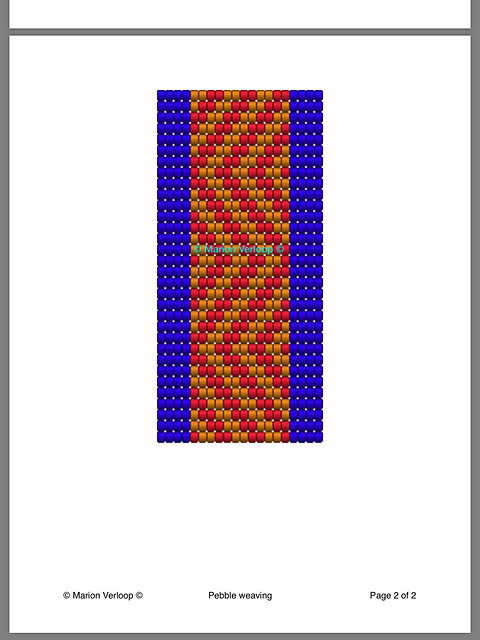 Ravelry: MarionVerloop's Pebble weaving